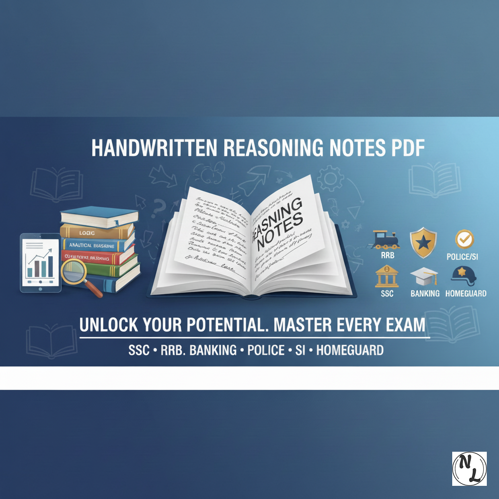 Reasoning Handwritten Notes PDF - SSC, RRB, Banking, Police, SI ...