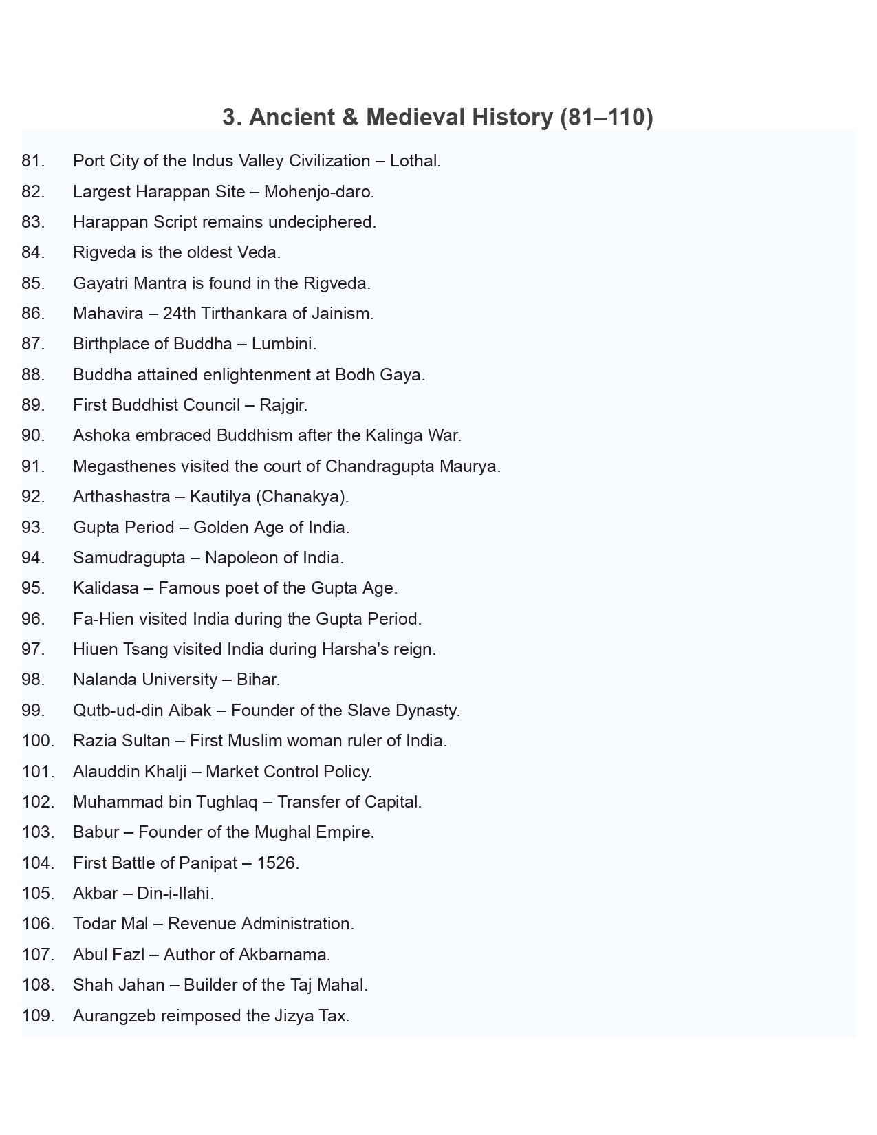 SSC CGL Top 200 High-Yield GK (PYQ Based) PDF Notes | Noteslover